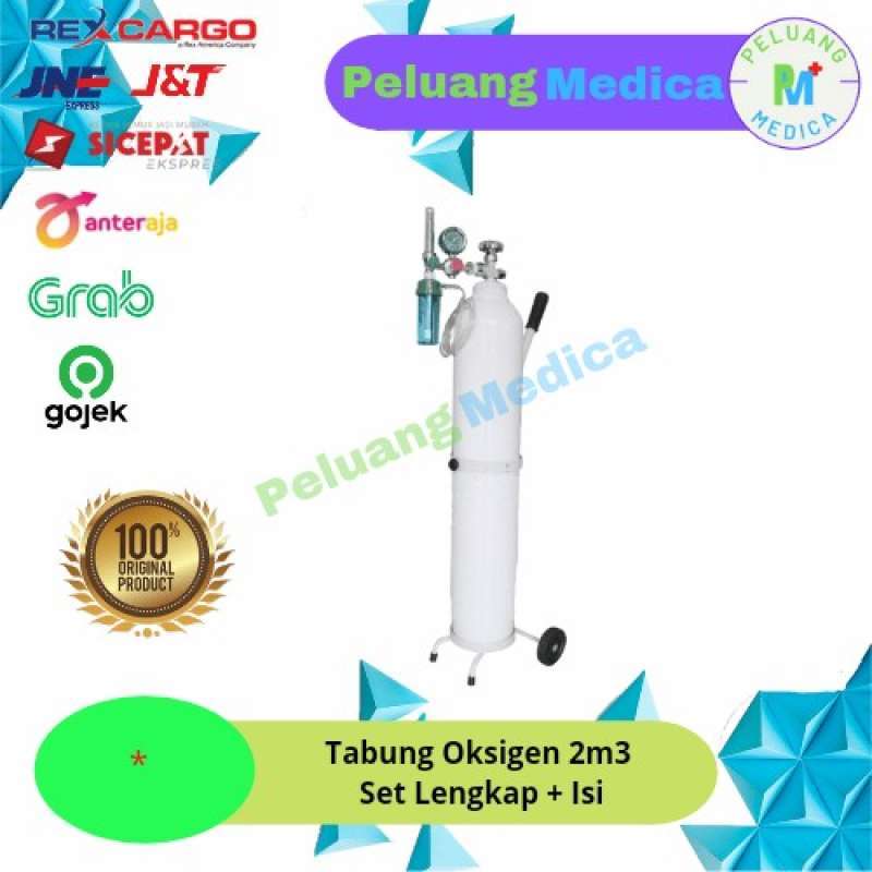 Promo Tabung Oksigen 2m3 Full Set + Isi / Set lenkap Siap pakai Diskon 23% di Seller Bea Store ...
