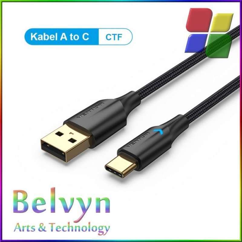Jual Vention Ctf Usb-a To C Kabel Data Usb Type C V Light Led Series Di Seller Belvyn Arts ...