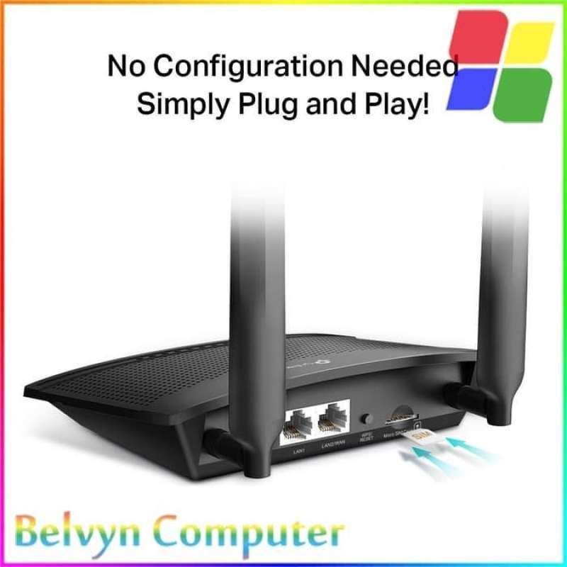 Jual Tp-link Tl-mr100 300mbps Wireless N 4g Lte Router Modem Wifi Sim ...