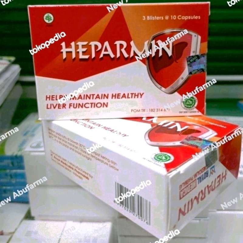 Jual Heparmin Box Isi 30 Capsul , Suplemen Kesehatan Fungsi Hati ...