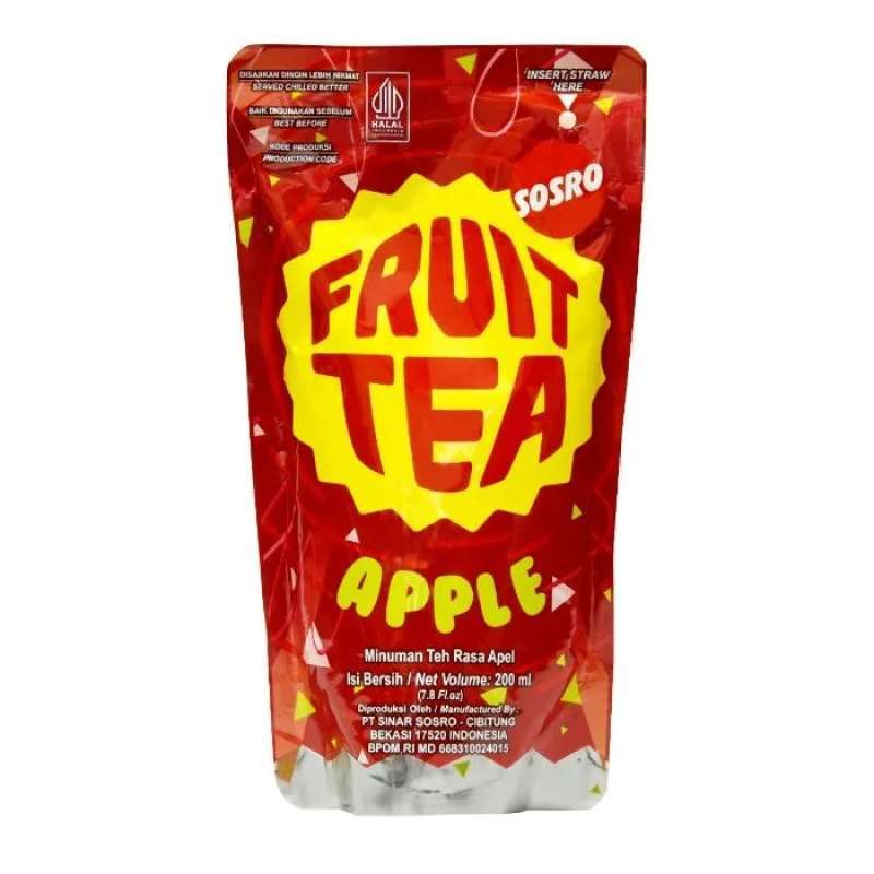 Jual Fruit Tea Apple Pouch 200ml Di Seller Tiptop Online Flagship Store ...