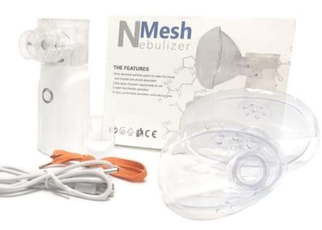Promo Mesh Nebulizer Portable Uap Bantu Pernafasan Asma Inhalasi ...