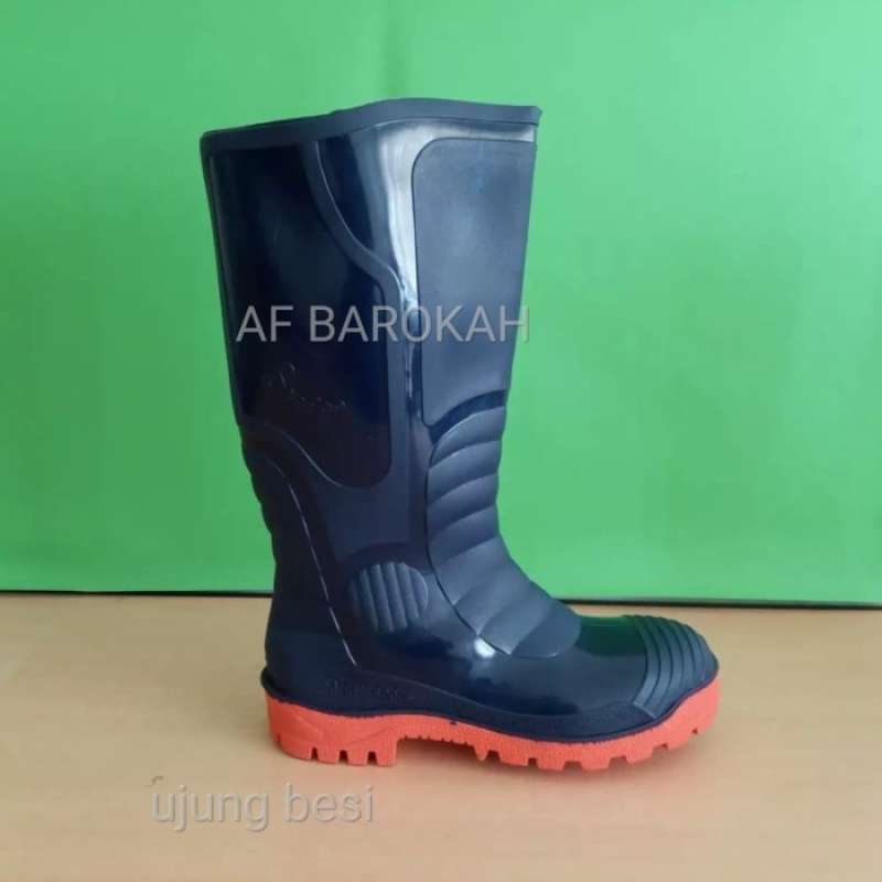 Promo Sepatu Boot Proyek/tukang Steffi Safety( Ujung Besi) Diskon 23% ...