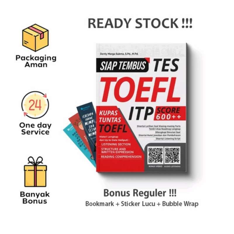 Promo BUKU SIAP TEMBUS TES TOEFL ITP 600+ Diskon 29% di Seller Gempita ... Promo BUKU SIAP TEMBUS TES TOEFL ITP 600+ Diskon 29% di Seller Gempita ...