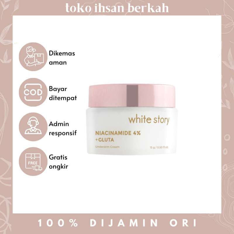 Jual White Story Underarm Cream 15g di Seller Toko Ihsan Berkah ...