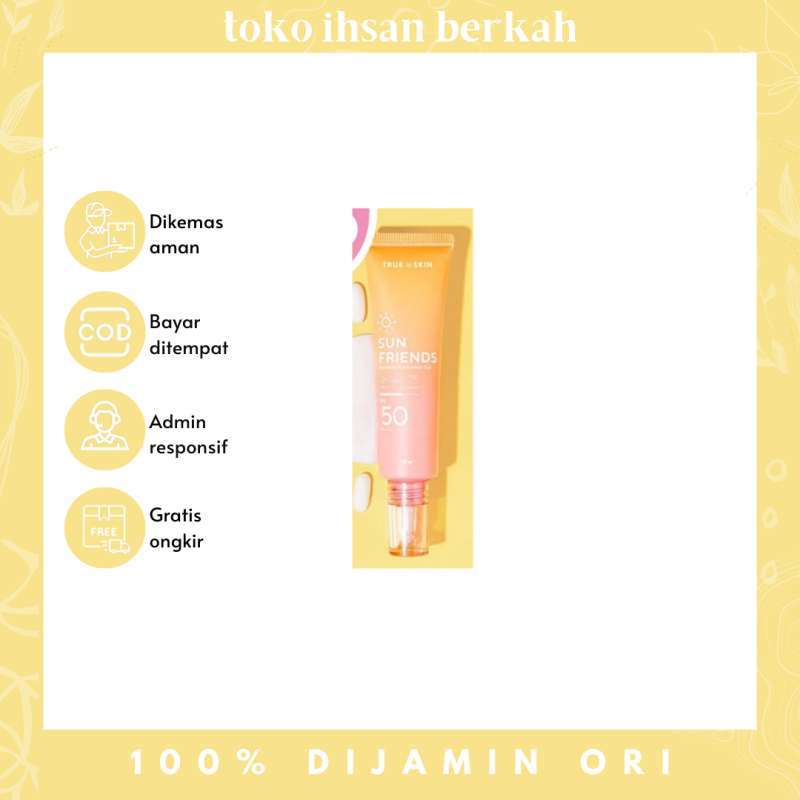 Jual True to Skin Sun Friends Soothing Sunscreen Gel SPF 50 PA++++ 15gr di Seller Toko Ihsan ...