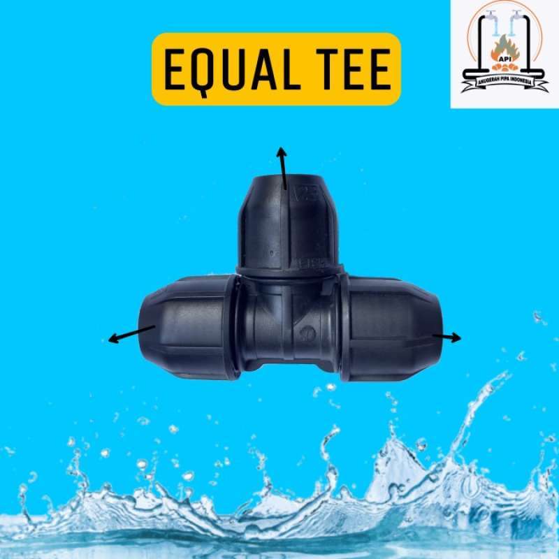 Promo Equal Tee 2 inch Fitting pipa hdpe Diskon 33% di Seller ...