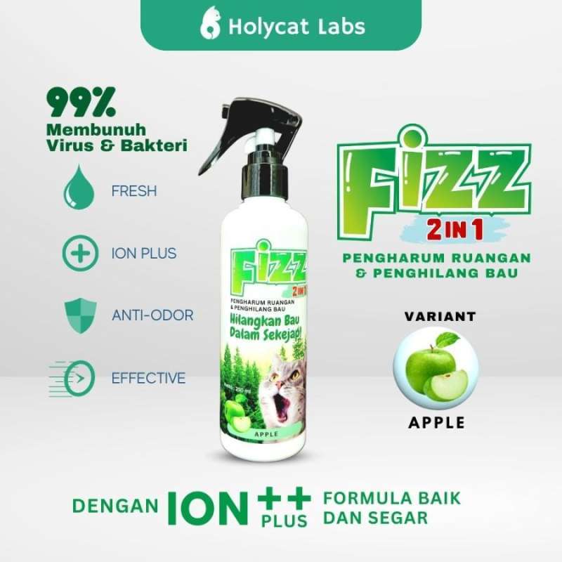 Jual Fizz 2in1 Pengharum ruangan dan penghilang bau pesing 250 ml ...