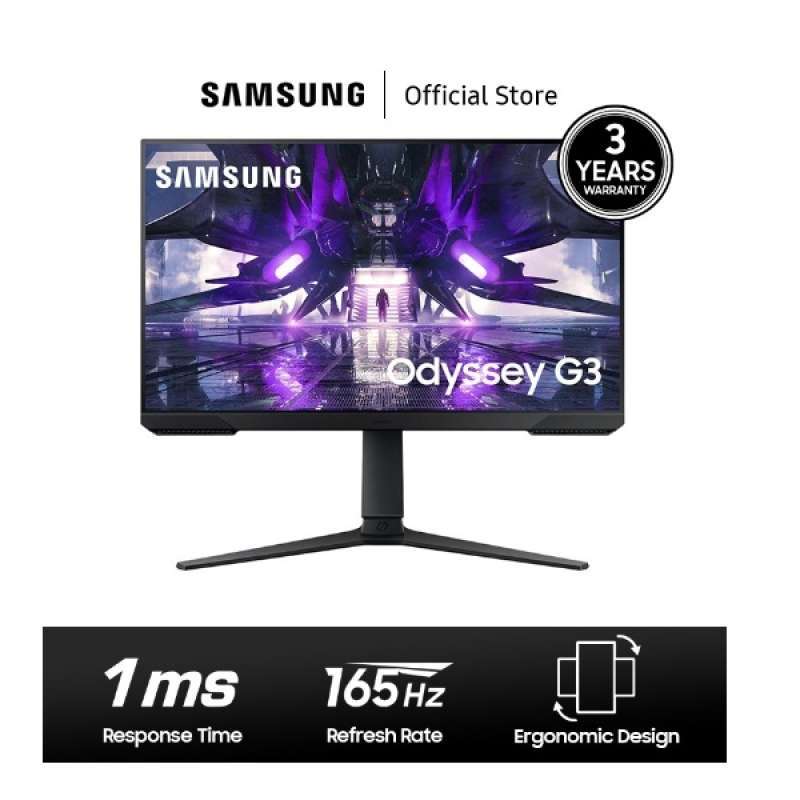 Promo SAMSUNG Odyssey G3 24 G32A VA FHD 165Hz 1ms Gaming Monitor Ergo ...