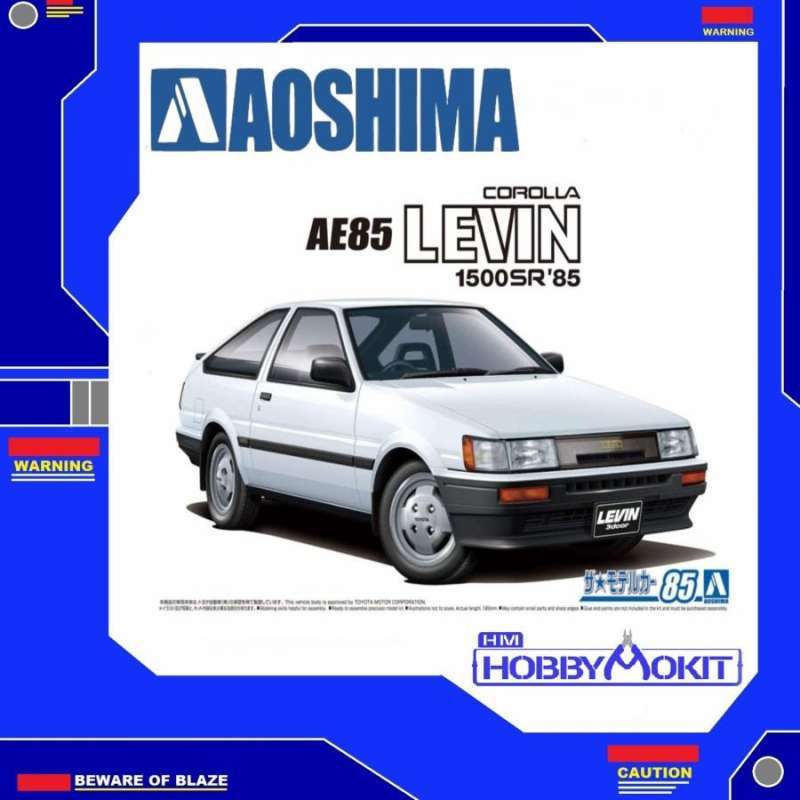 Jual Aoshima 1/24 Toyota Ae85 Corolla Levin 1500sr '85 (85) Di Seller ...
