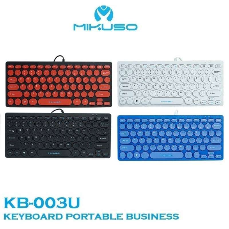 Jual Keyboard Usb Mikuso Kb-003u Wired Keyboard External Portable Plug ...