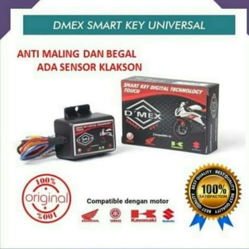 Promo Pengaman Motor Dmek Smartkey Sensor Anti Maling Diskon 23% Di Seller Cemara Shop - Tegal ...