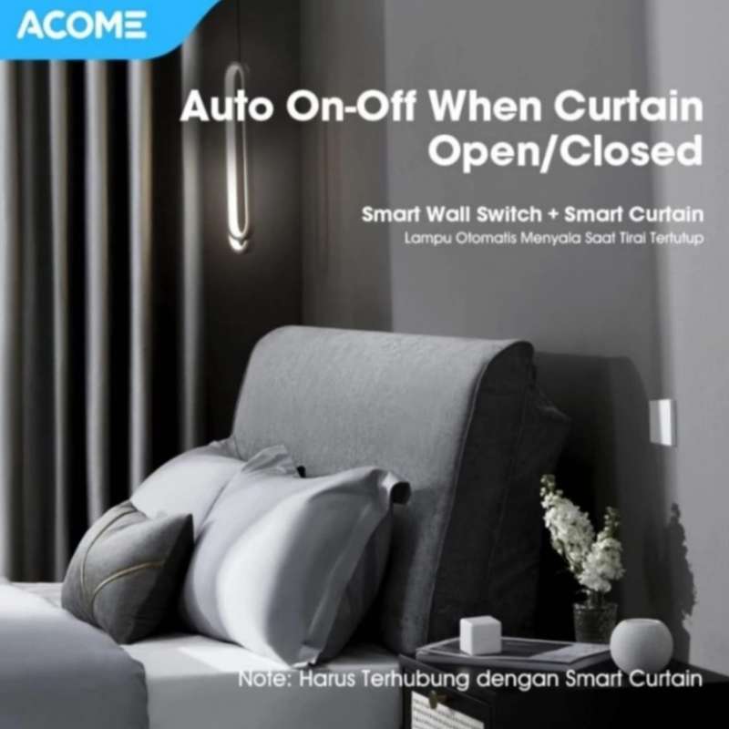 Jual Acome Ai-s02-d1 Remote Control Smart Wall Switch Saklar App Di ...