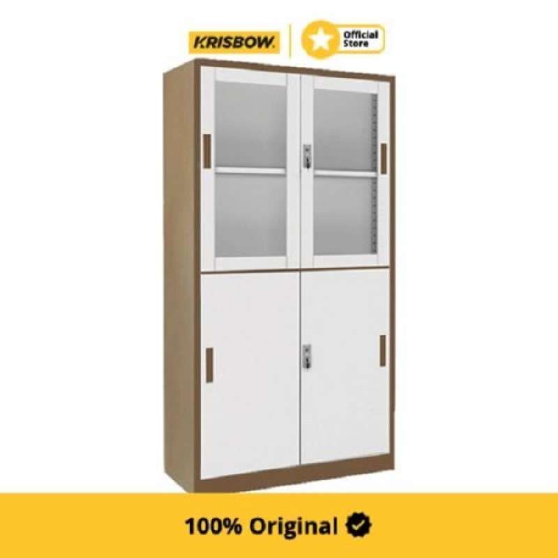 Jual Krisbow File Cabiner Lemari Kantor 4 Pintu Geser - Putih di Seller ...