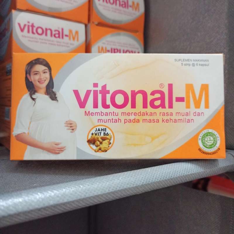 Promo Vitonal M Suplemen Obat Mual Muntah Ibu Hamil Syrup Sirup Botol ...