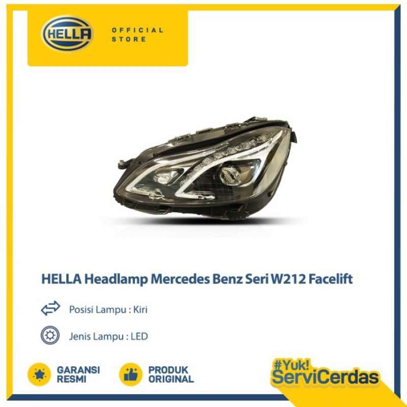 Jual Headlamp Mobil Hella Mercedes Benz Seri W212 Facelift (Kiri) Led ...