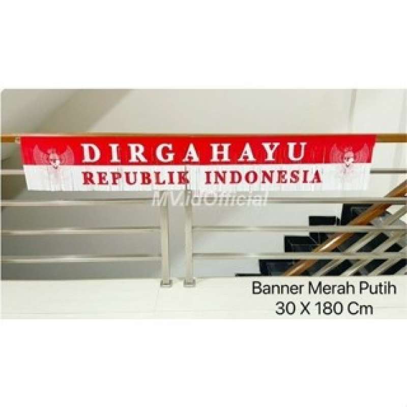 Jual Dekorasi Banner 17 Agustus Merah Putih / Tempelan Kemerdekaan ...