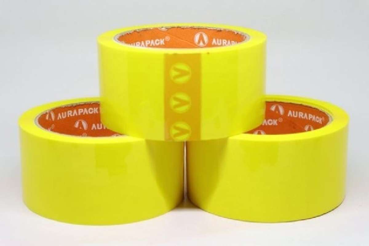 Jual Lakban Warna Kuning 48mm X 55y Opp Solatip Plastik 2 Inchi Di ...