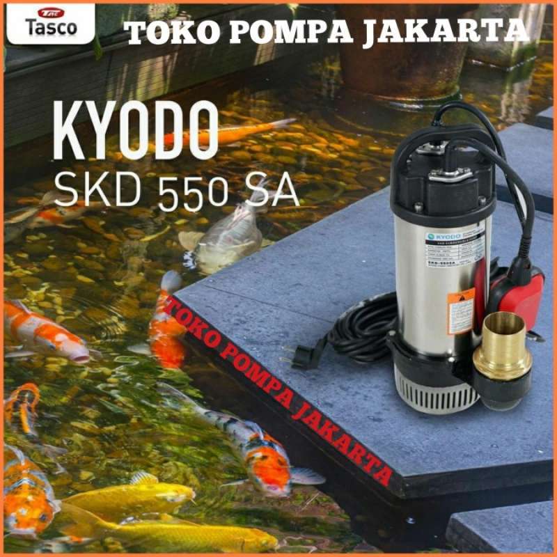 Promo Pompa Air Celup Kyodo SKD-550SA Otomatis Pompa Submersible Pump 550Wat Diskon 23% di ...
