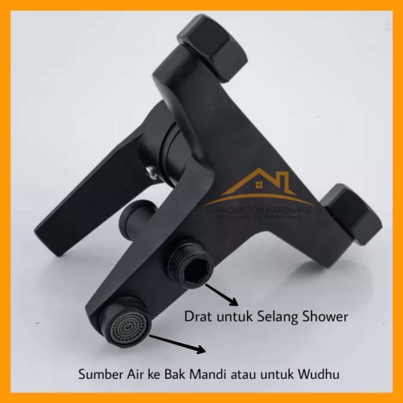 Promo Kran Panas Dingin Keran Mixer Water Heater Shower Tembok Kuningan ...