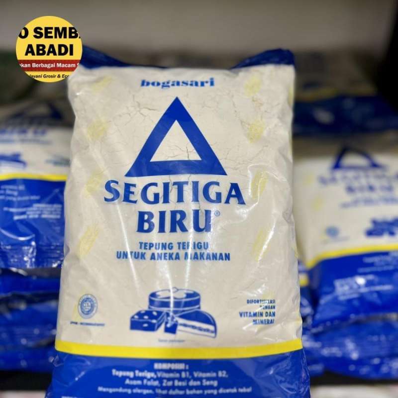Jual Tepung Terigu Segitiga Biru 1 Kg di Seller Toko Grosir Abadi Plg ...