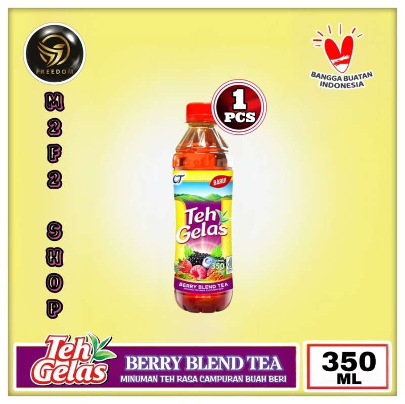 Promo Teh Gelas Berry Blend Tea Botol Plastik Pet - 350 ml (Kemasan ...