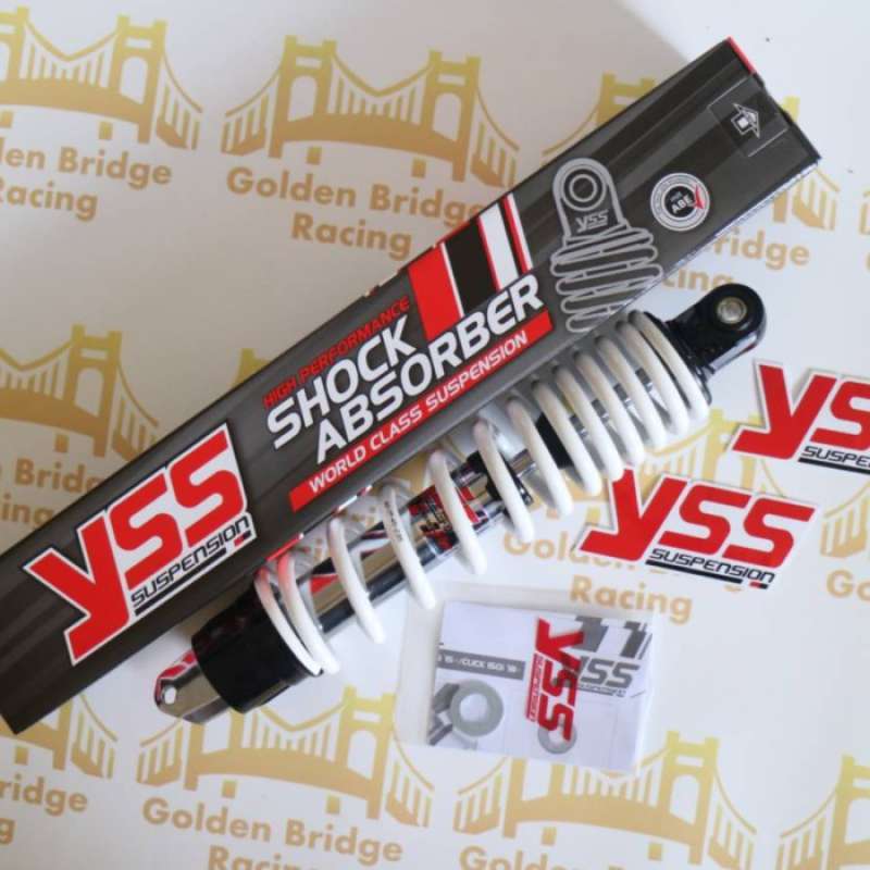 Promo SHOCK YSS PRO ZR 330mm Yamaha FAZZIO CHROME WHITE Diskon 23% di ...