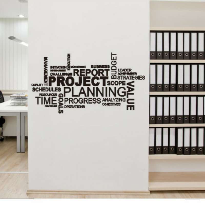Promo Stiker Project Planning Sticker Dinding Kaca Rumah Kantor Diskon ...