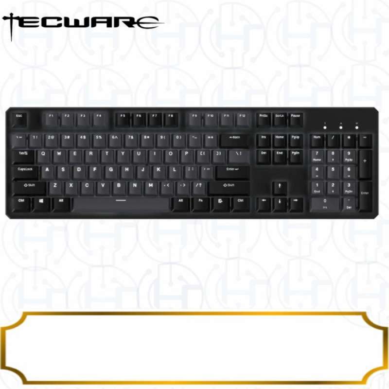 Promo Tecware Keyboard PBT 110 Keycaps Black Grey TWKB-PBT-BKGR Double ...