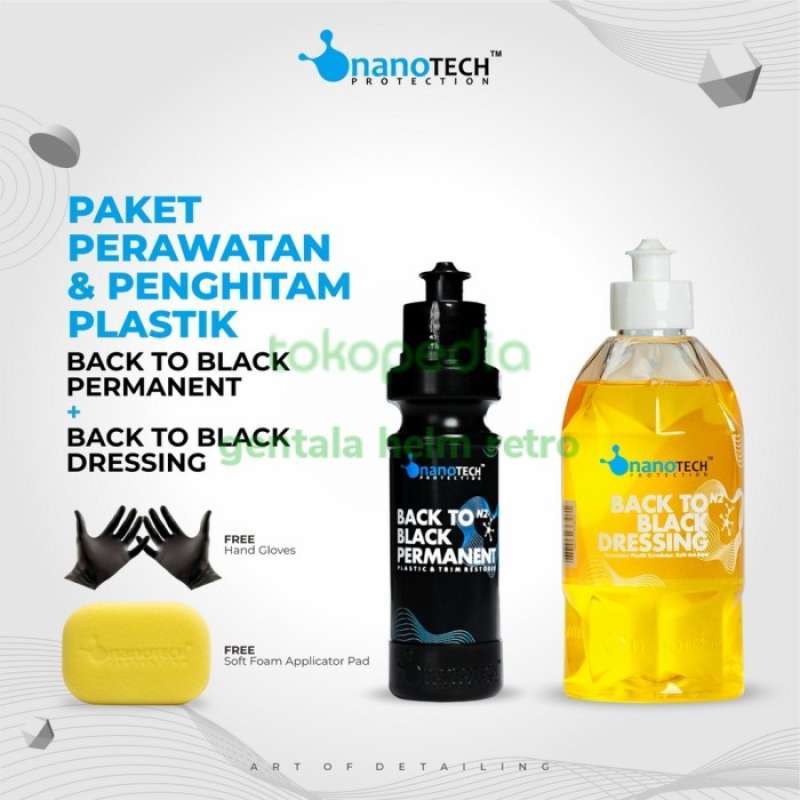 Promo BACK to BLACK PERMANENT / BACK to BLACK DRESSING / PAKET - nanoTECH P Diskon 20% di Seller ...