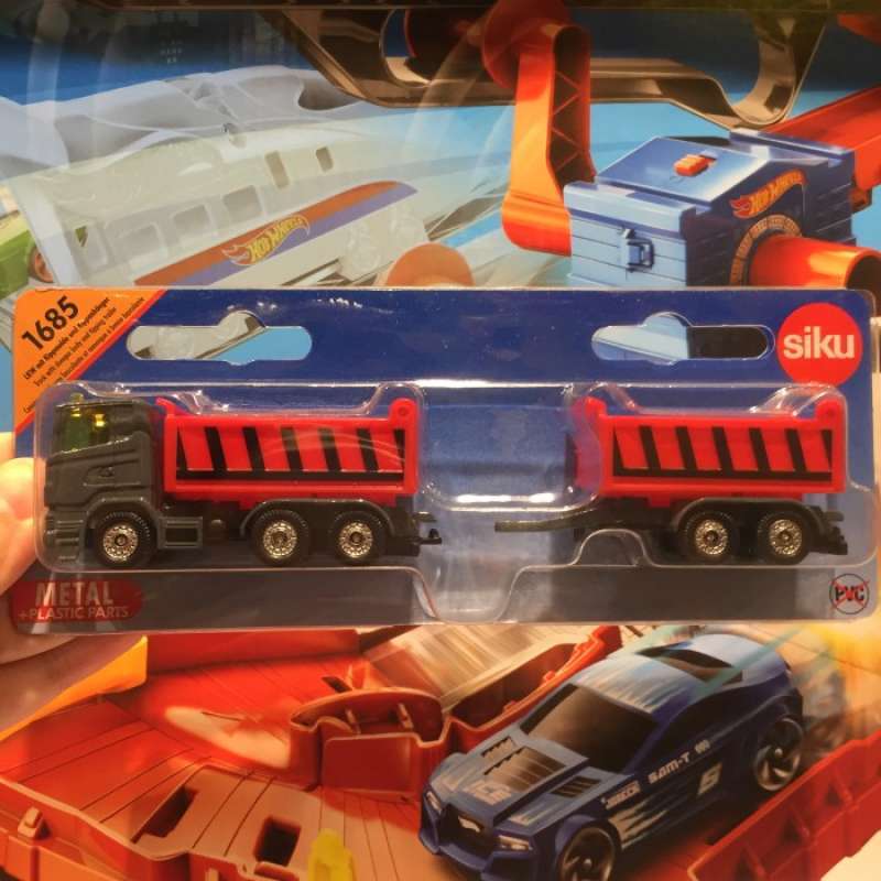 Jual Siku Germany Truck with Dumper Body and Tipping Trailer di Seller Toys Island Store ...