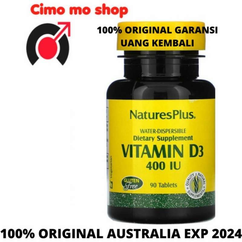 Promo naturesplus vitamin d3 400iu 90 softgels VITAMIN D3 400 IU ANAK Diskon 23% di Seller Zami ...