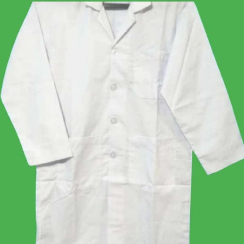 Promo Jas Lab Lengan Panjang / Jas Lab / Jas Laboratum / Baju Analis ...