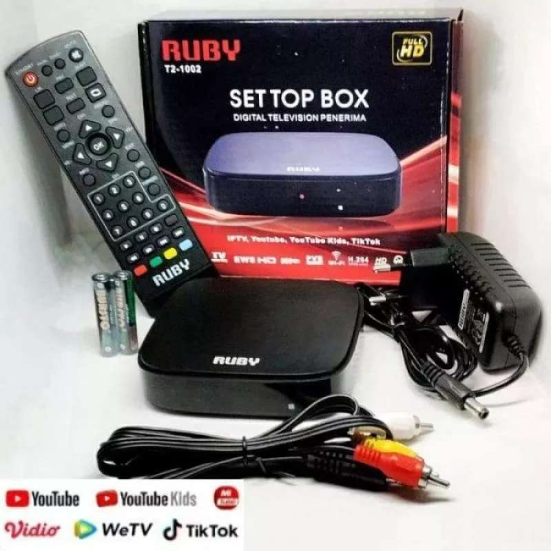 Promo set top box sharp dd001i tv digital dvbt2 setopbox dvb t2 - stb ...