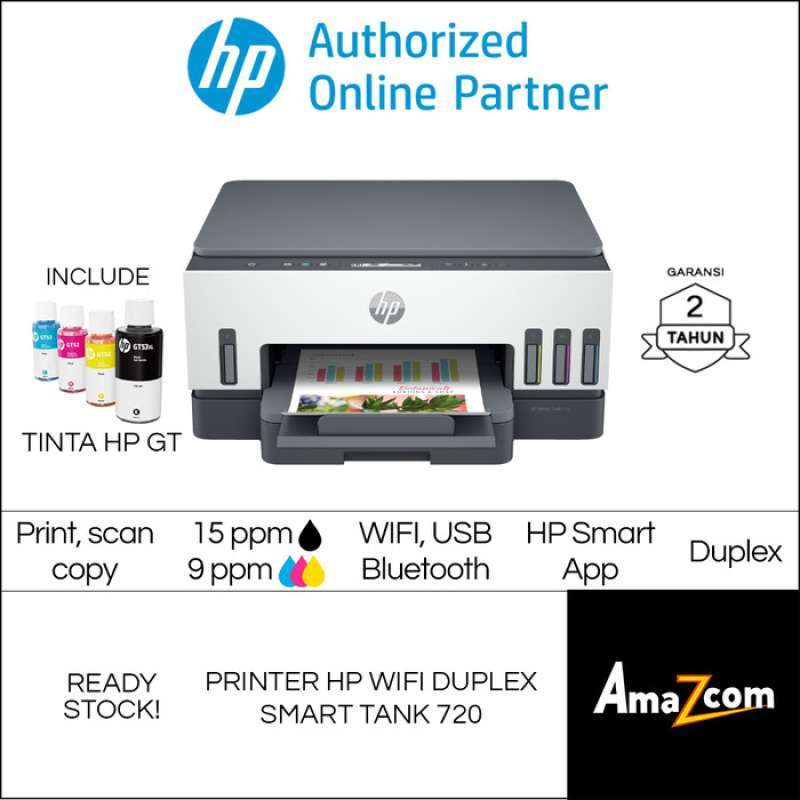 Promo Printer Hp Smart Tank 720 Print Scan Copy Duplex Wireless ...