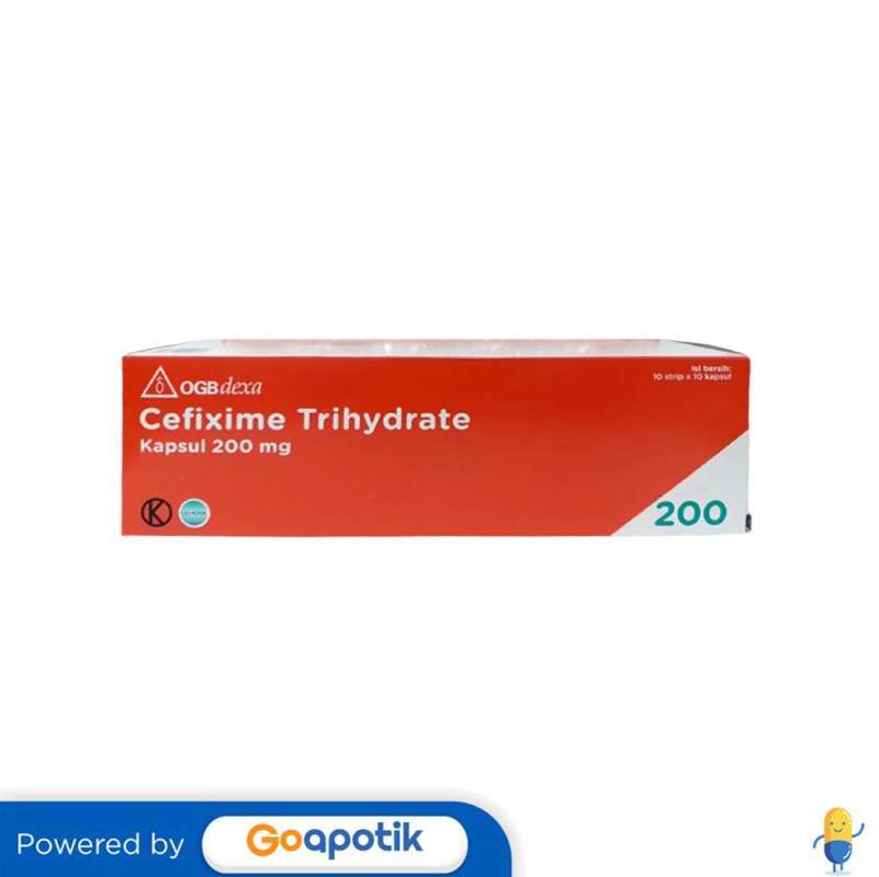 Jual Cefixime Ogb Dexa Medica 200 Mg Box 100 Kapsul Di Seller Apotek ...