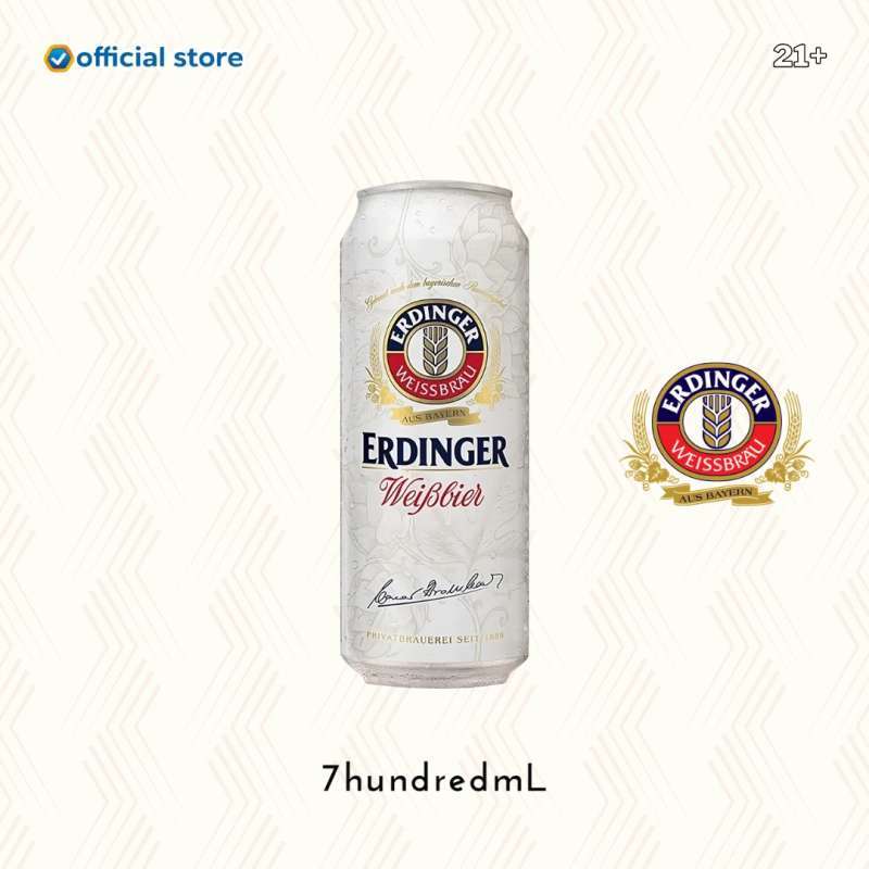 Jual Erdinger Weissbier Fine Yeast German Beer Can 500mL di Seller ...