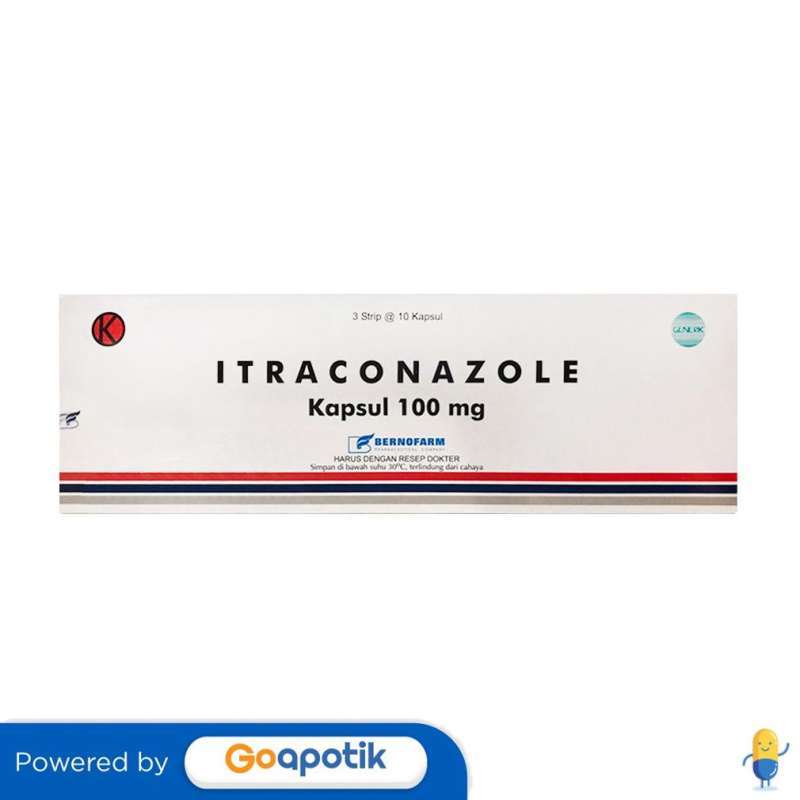 Jual Itraconazole Bernofarm 100 Mg Box 30 Kapsul Di Seller Apotek Duta ...