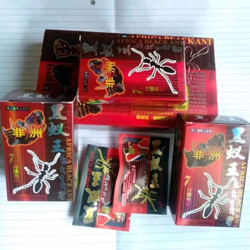 Jual Obat Lemah Syahwat Black Ant AFRIKA 1 Box 18 Kapsul Original Dijamin Ampuh di Seller Debu ...