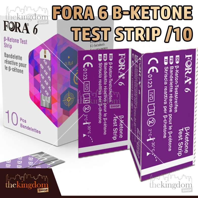Jual Fora 6 B-ketone Test Strip /10 Keton Refill Tes Plus Di Seller The ...