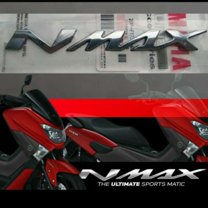 Promo Emblem Body Tulisan Nmax Silver Ori Ygp Harga Satuan Asli Diskon ...