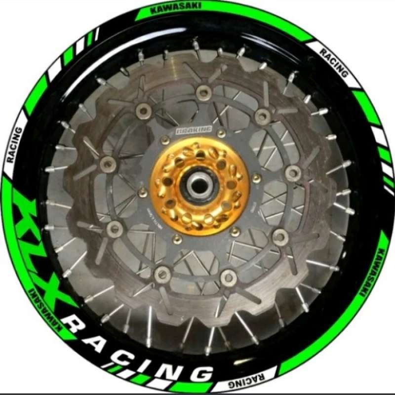 Promo Sticker Liat Velg Klx Custom Diskon 23% Di Seller Angela ...