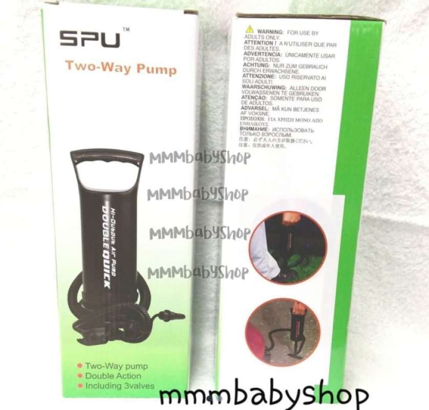 Promo Pompa Balon Tangan Spu Two Way Pump Pompa Angin Manual Diskon 23% di Seller Darkness ...