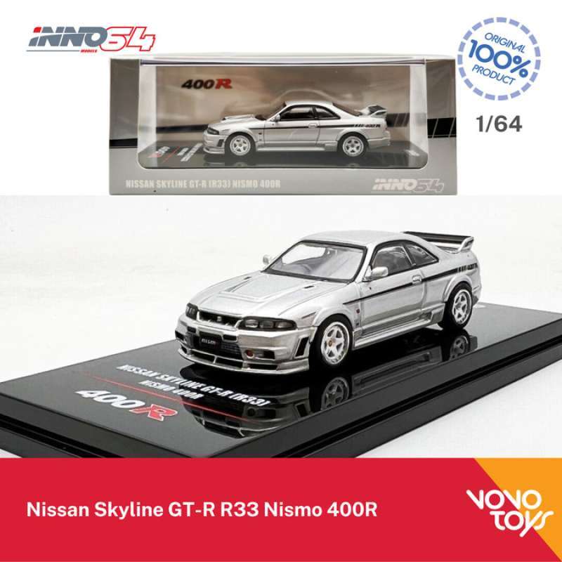 Jual Inno 1/64 Nissan Skyline GT-R R33 Nismo 400R Silver Inno64 di Seller Vovo Toys - Vovo Toys ...
