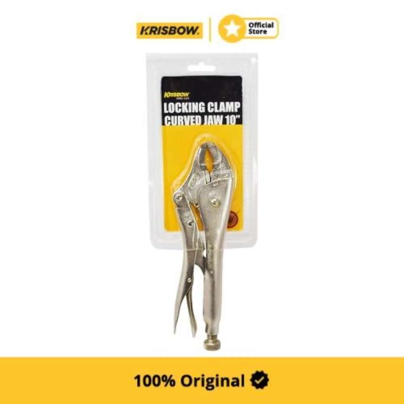 Promo Krisbow Tang Jepit Locking Plier Curve Jaw 10 Inchi Lrlc10 Diskon ...