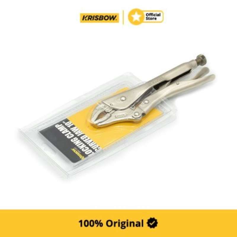 Promo Krisbow Tang Jepit Locking Plier Curve Jaw 10 Inchi Lrlc10 Diskon ...
