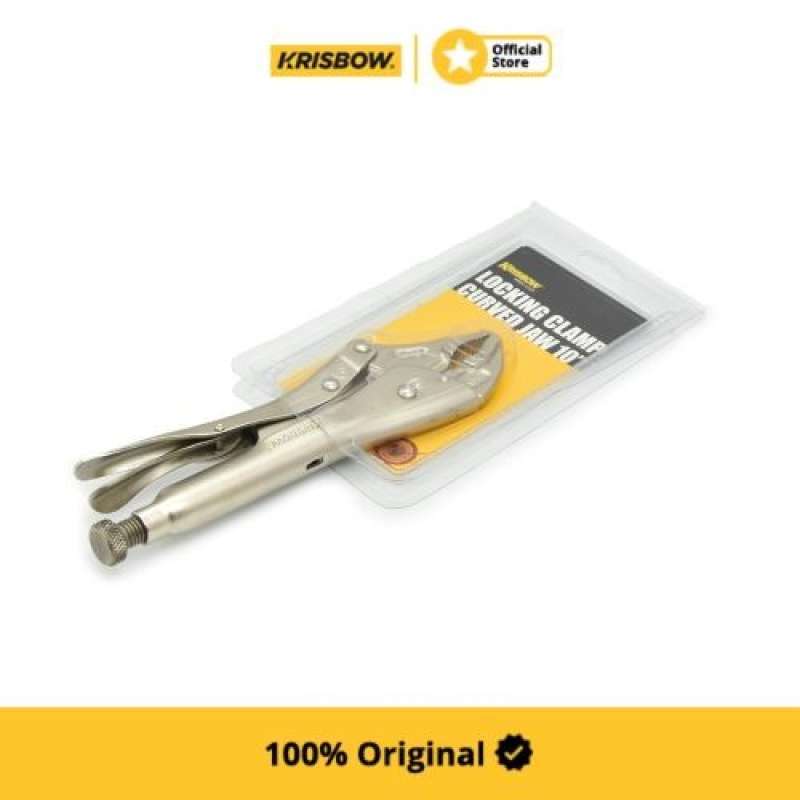 Promo Krisbow Tang Jepit Locking Plier Curve Jaw 10 Inchi Lrlc10 Diskon ...