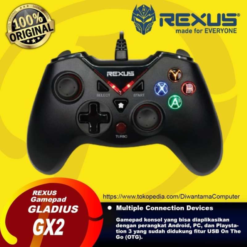 Promo Rexus Gladius GX2 Pro Stick Gaming Gamepad Controller USB ...