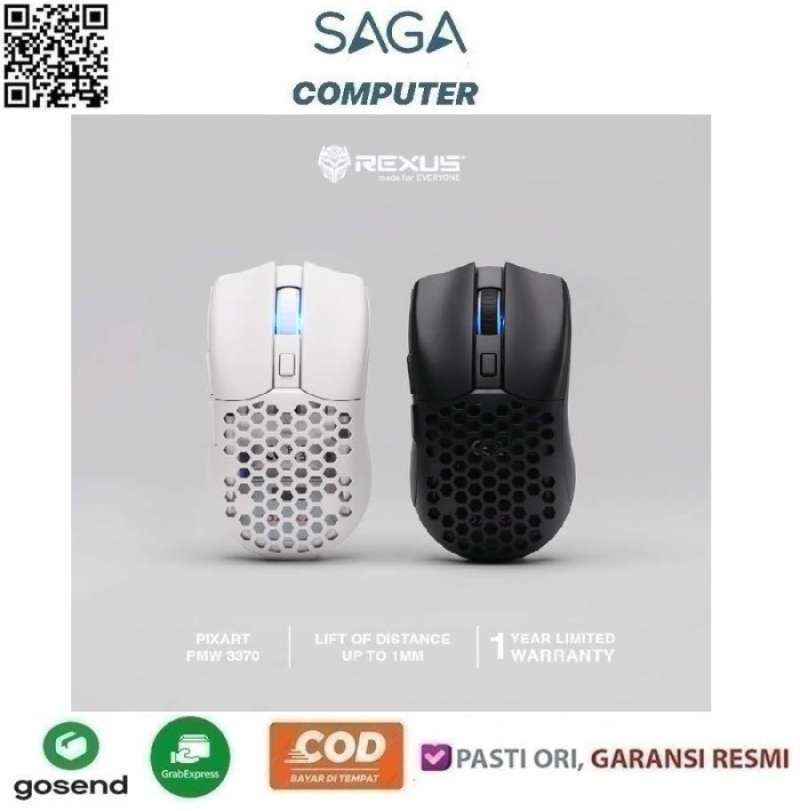 Jual Rexus Pro Mouse Wireless Gaming Daxa Air Iii / Daxa Air 3 Di ...