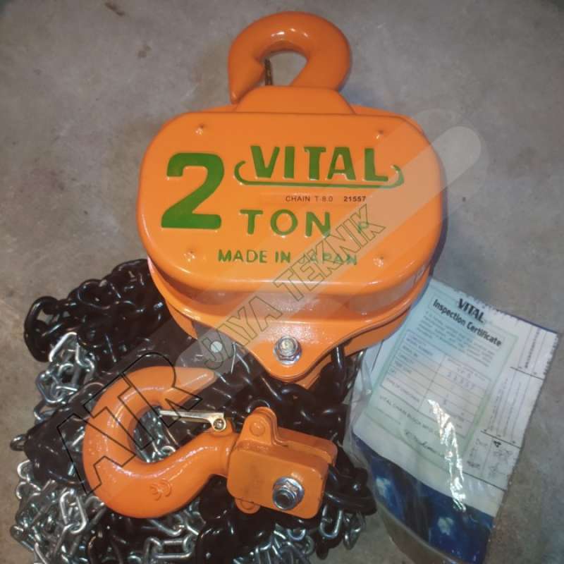 Promo Chain Block VITAL 2 Ton x 10 Meter - Takel Hand Chain Pulley ...